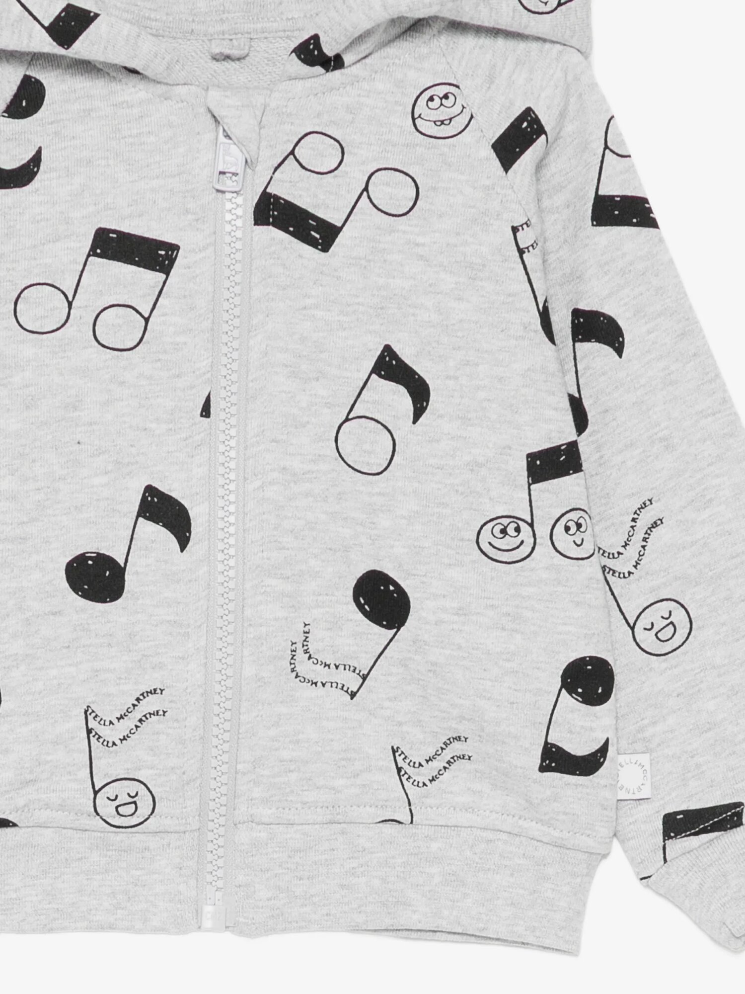 Худи Stella McCartney Garphic-print hoodie, размер 86, серый — фото 1