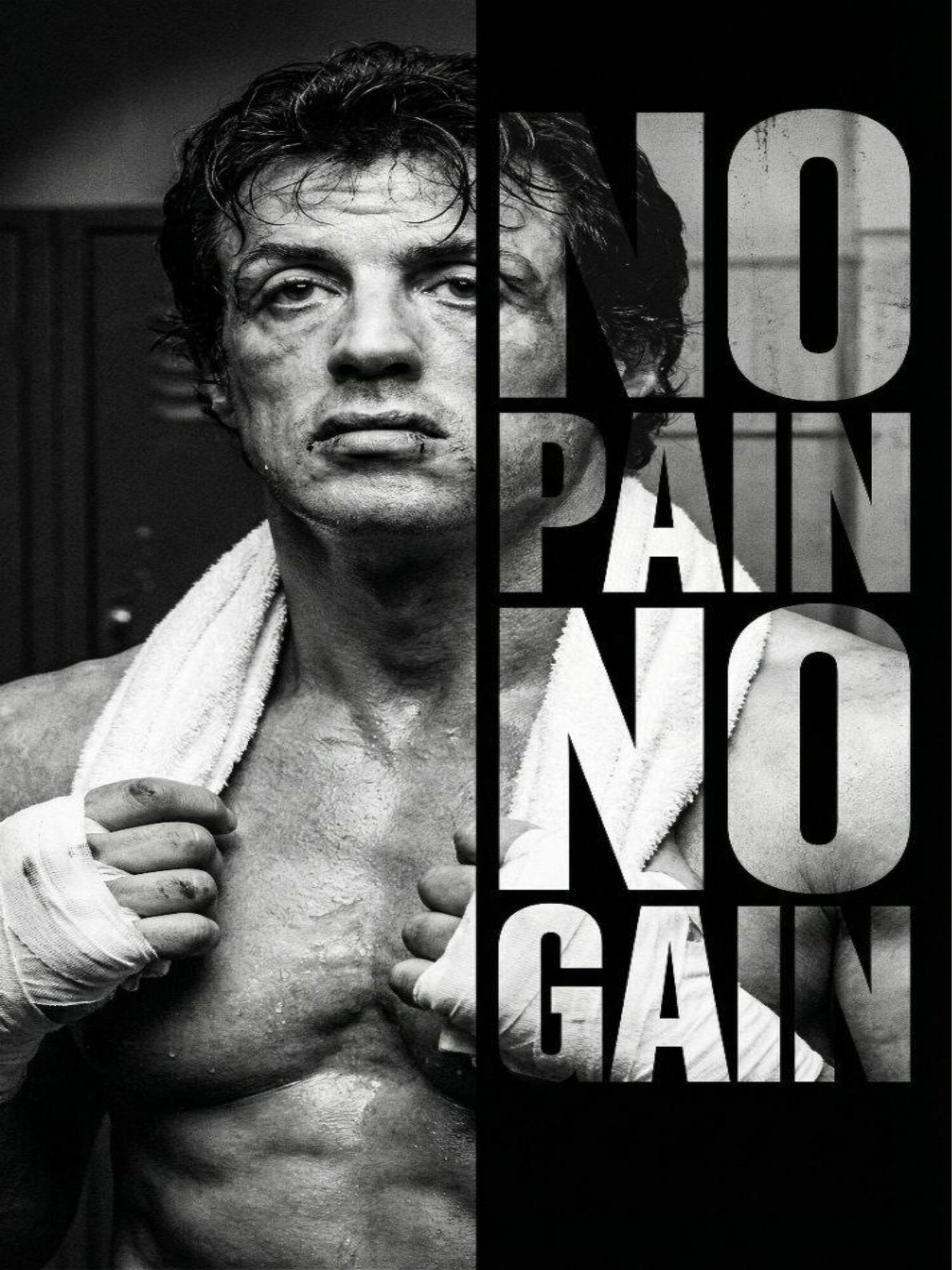 Постер интерьерный - No pain - No gain — фото 1