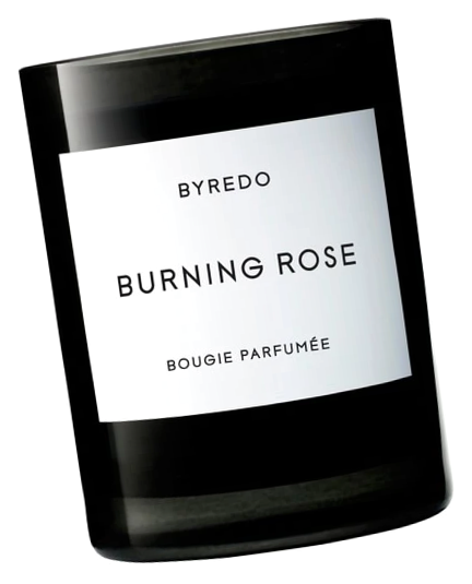 Byredo Burning Rose 240 гр - женская ароматическая свеча Бурнинг Роуз