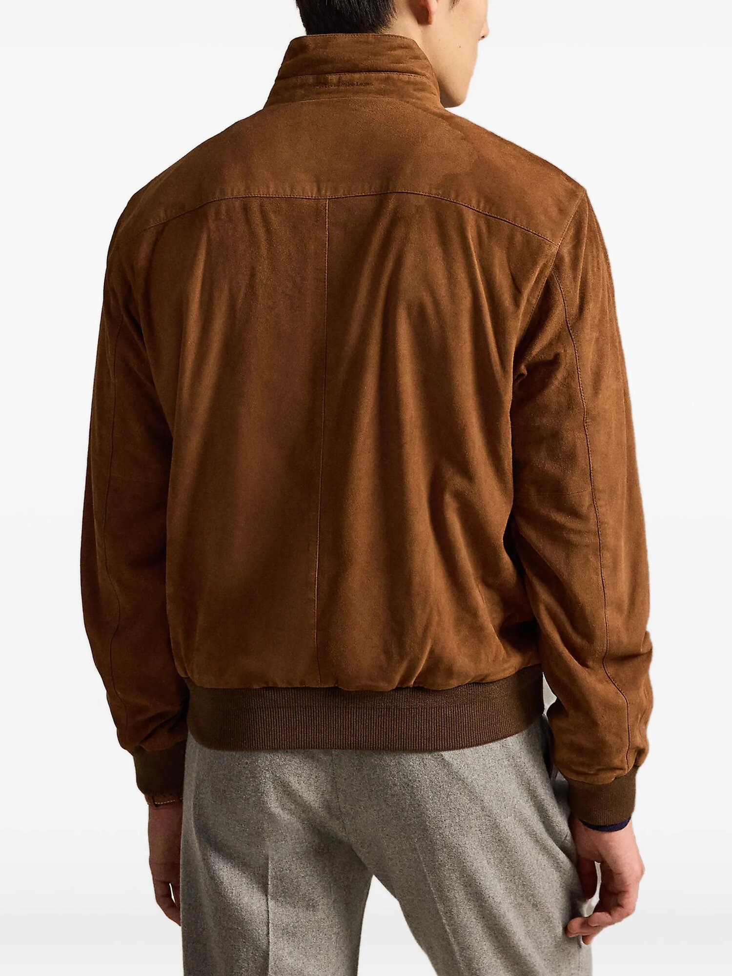 Куртка Polo Ralph Lauren The Charleton suede jacket, размер 52, brown — фото 1