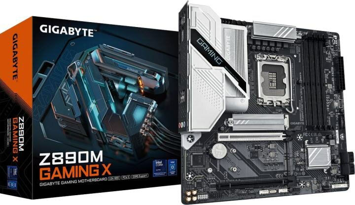 GIGABYTE Z890M GAMING X (RTL) LGA1851 Z890 2xPCI-E HDMI+2xDP 2.5GbLAN SATA MicroATX 4DDR5