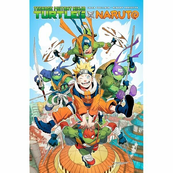 Teenage Mutant Ninja Turtles x Naruto，Reprinted paperback book