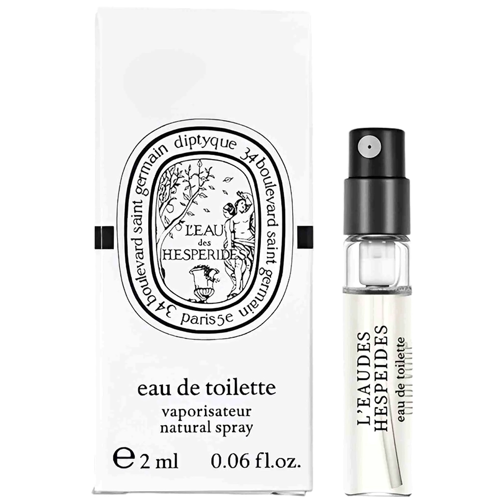 Миниатюра Diptyque L Eau De Hesperides 2 мл - Лё Дэ Хесперид туалетная вода