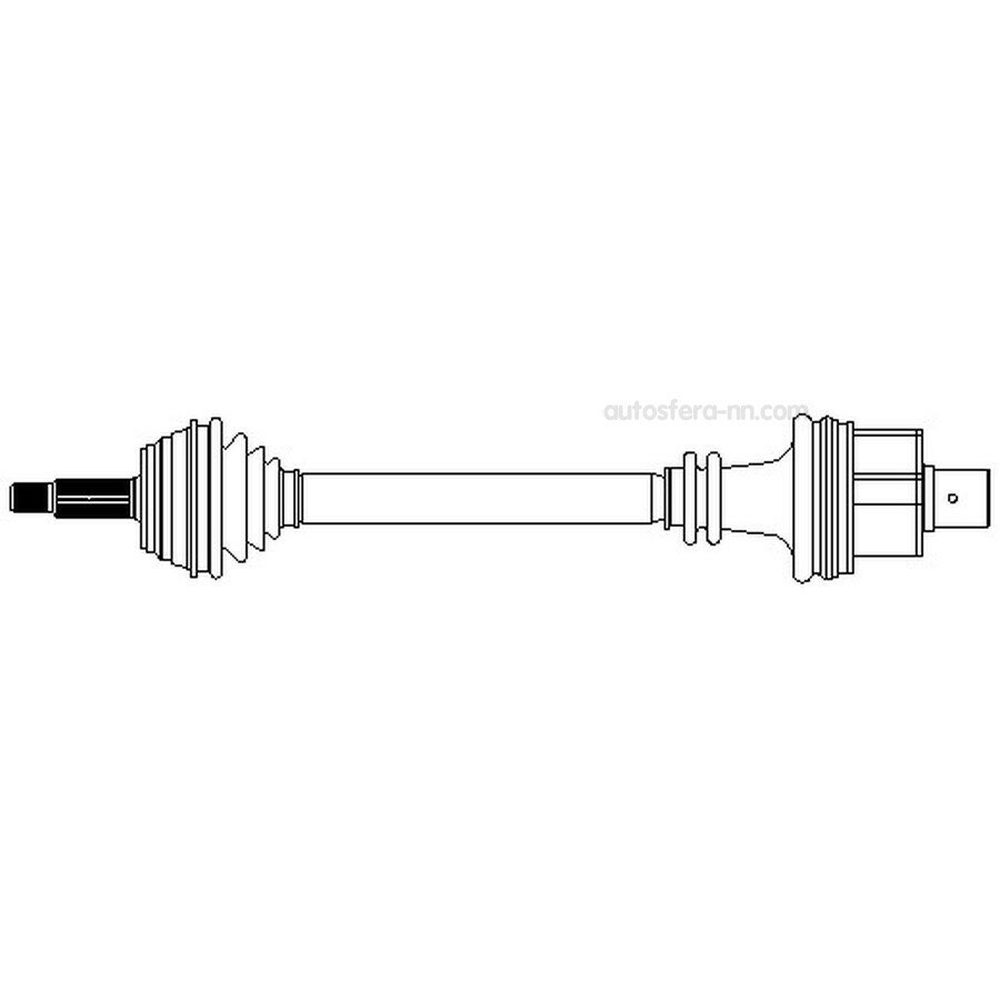 METELLI 170396 Привод в сборе R