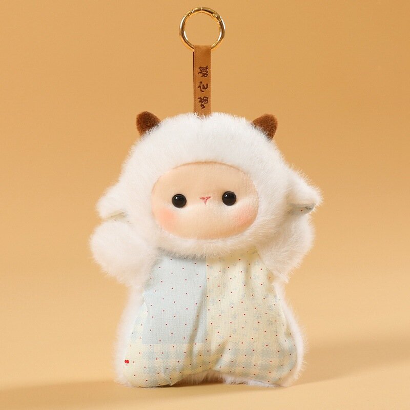 Мягкая игрушка-сумка-овечка для снятия стресса, 16 см, 110 г, подходящая для детей и взрослых, удобная для обнимания