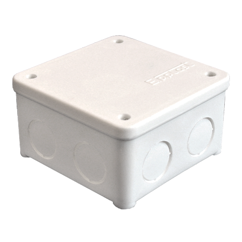 Коробка распределительная 85*85*45мм крышка на винтах IP54 5штук