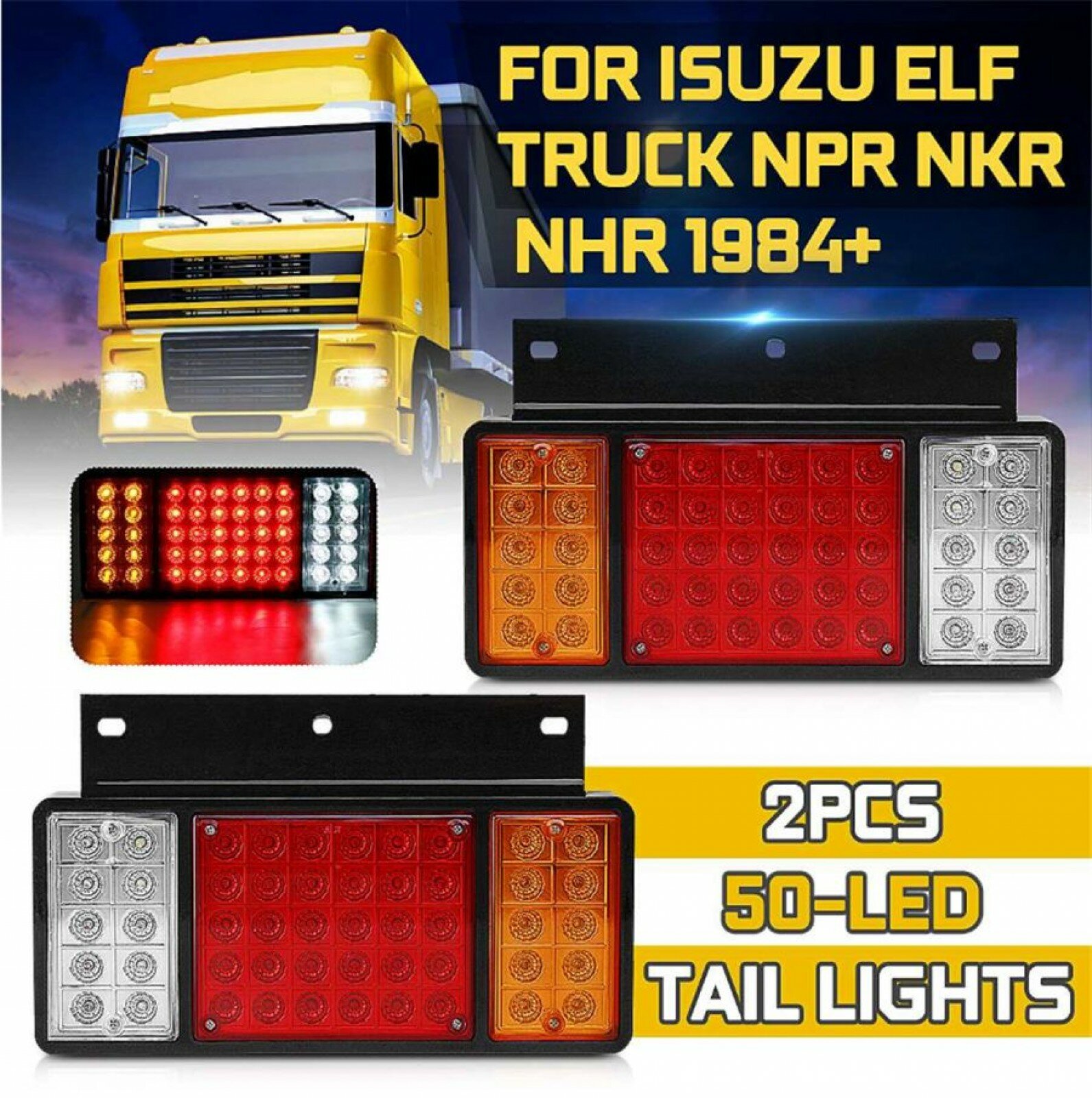 Задние стоп-сигналы LED MyPads 50 светодиодов для Isuzu Elf, NPR, NKR, NHR