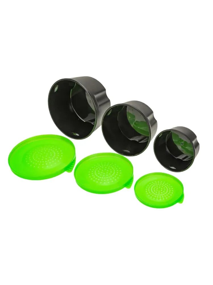 Коробка для наживки матрешка набор из 3 шт, емкость для наживки, банка для червей, мотыля, опарыша