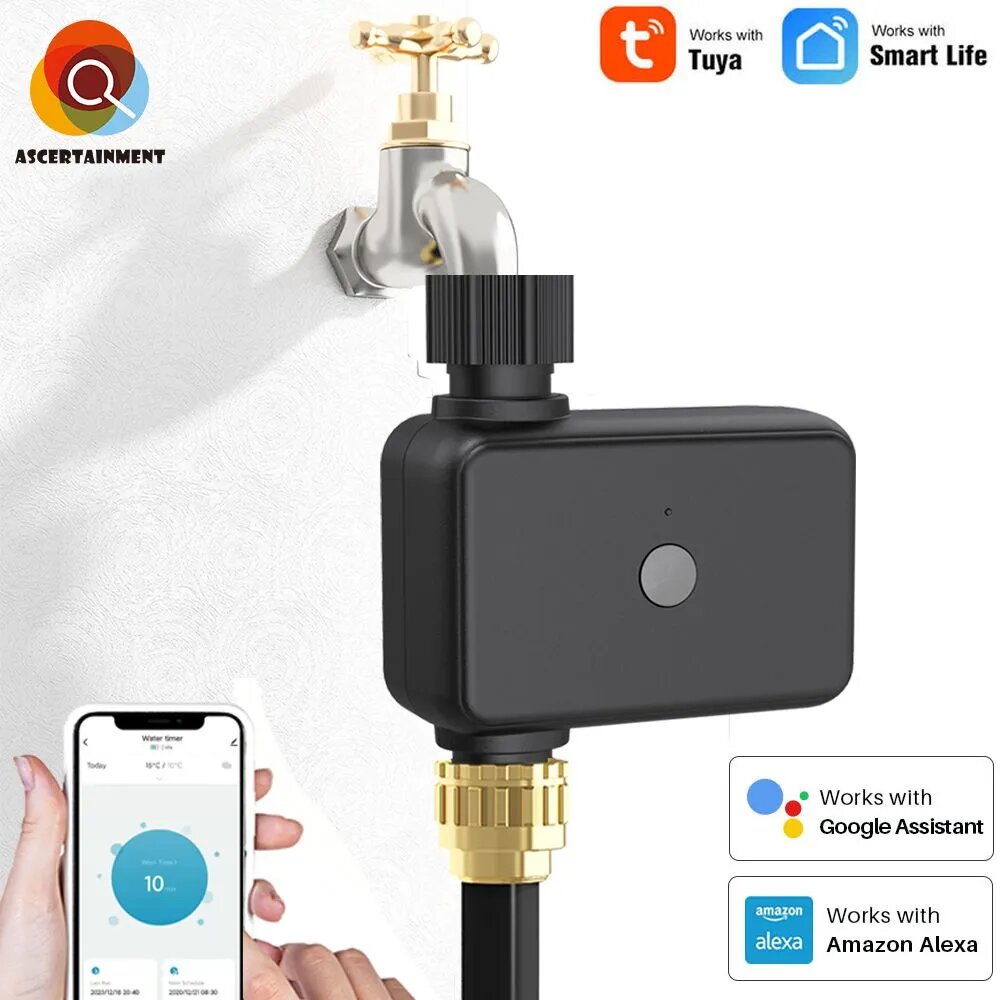ASCE BLUETOOTH TUYA Таймер для полива, ABS пластик