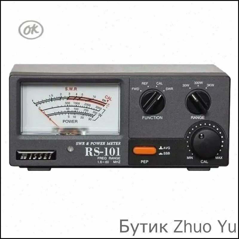 Эксклюзивный измеритель КСВ и мощности NISSEI RS101 3000Вт 1.660МГц