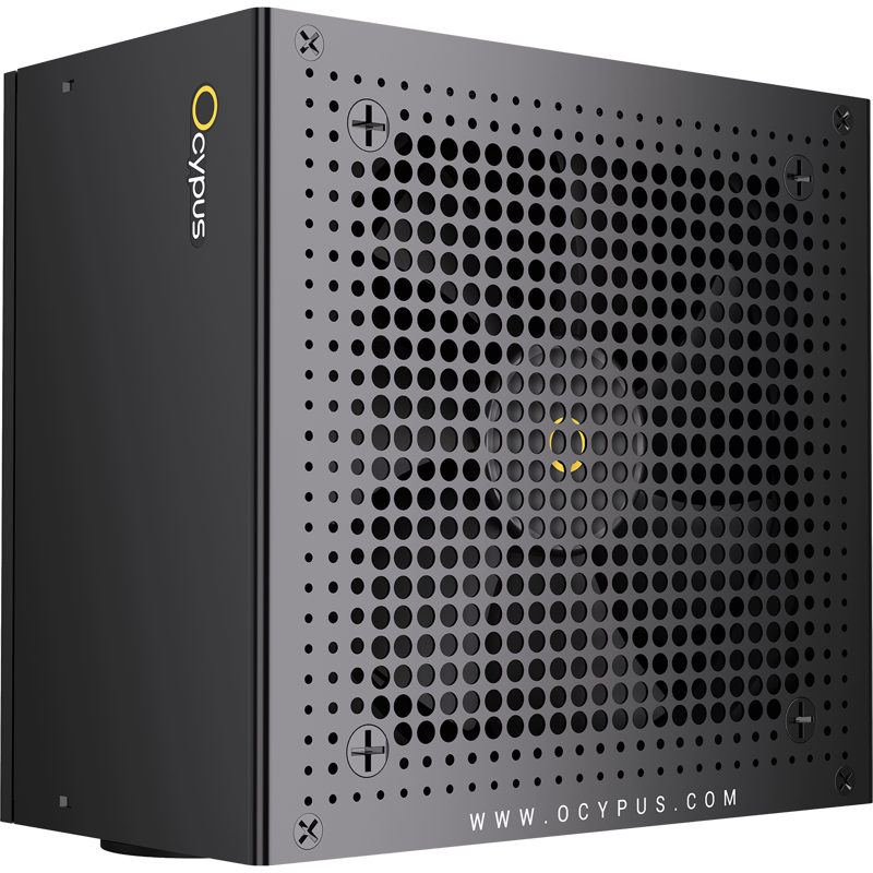 Блок питания Блок питания ПК/ Power Supply Ocypus Delta P750, 750W 80+ Bronze (ATX, 3.1, Non modular, 1x24(20+4)pin, 2xCPU 8(4+4)pin, 3xPCIe*2 8(6+2)pin, 1x12V-2x6, 8xSATA3 , Active, 120x120mm, 150x140x86mm, APFC, black)