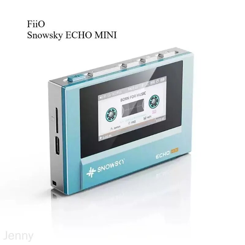 MP3-плеер FiiO Snowsky ECHO MINI, синий, поддержка micro SD, просмотр изображений