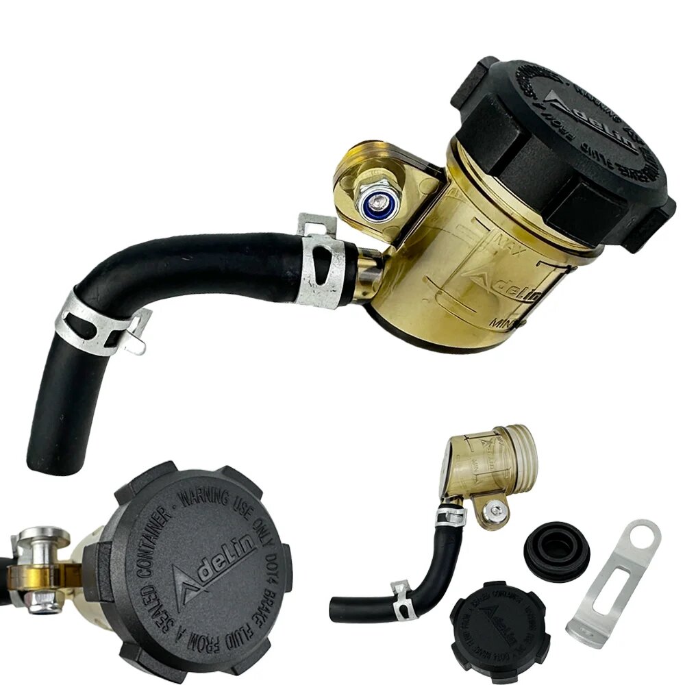 Задний бачок тормозной жидкости мотоцикла, универсальная масляная чашка, прямая adelin brown 1pc