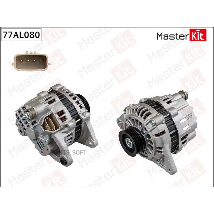 MASTERKIT 77AL080 Генератор MITSUBISHI COLT/LANCER