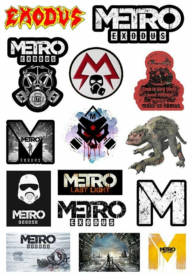 Наклейки Metro Exodus