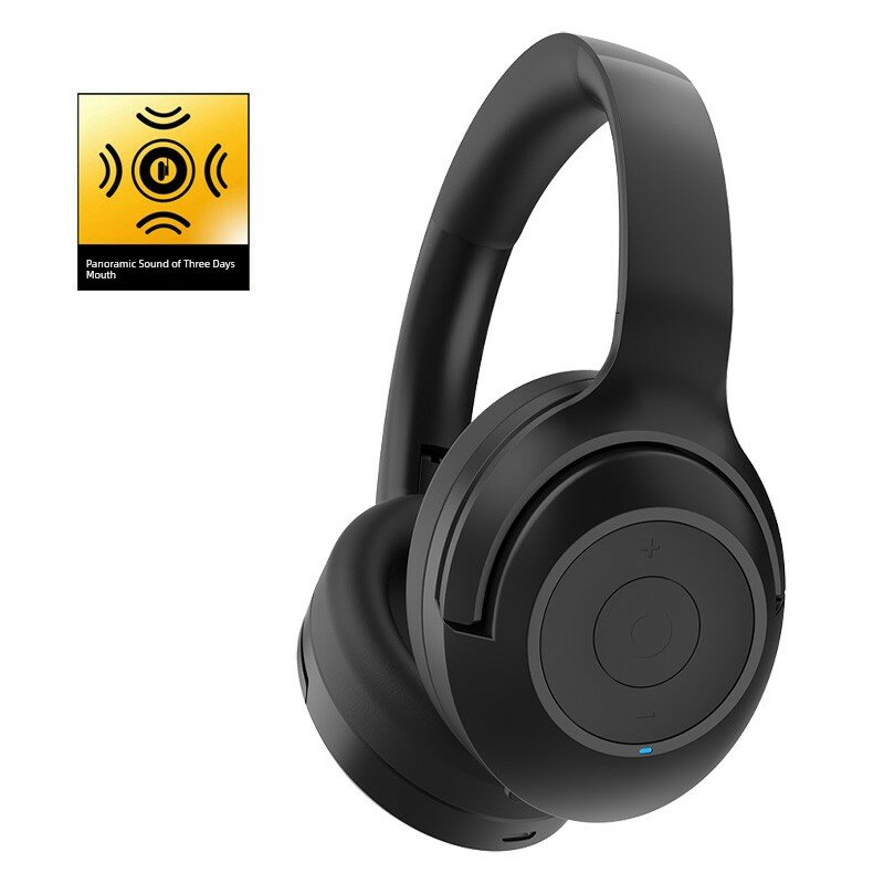 Шумоподавляющие Bluetooth наушники с 360-градусным звуком, модель Pro, черный цвет, беспроводные для игр и совещаний