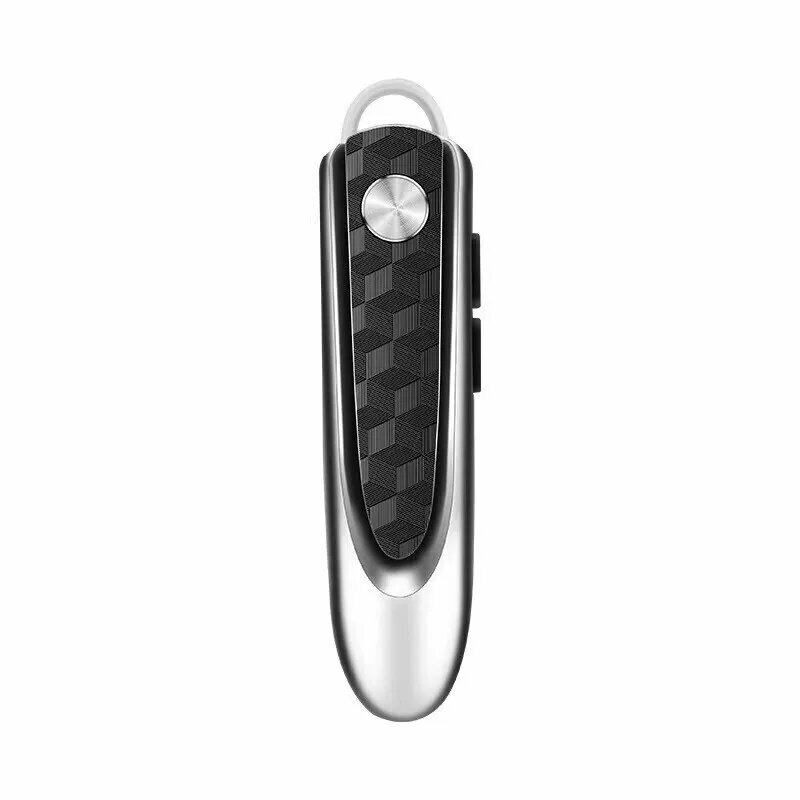 Беспроводные наушники Bluetooth черно-серебряный цвет, шумоподавление, батарея 20 часов, подключение к двум устройствам