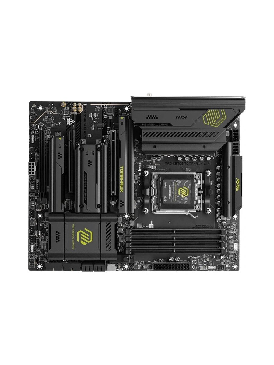 Материнская плата MSI MAG X870E TOMAHAWK WIFI, Socket AM5, AMD X870E, ATX, Ret