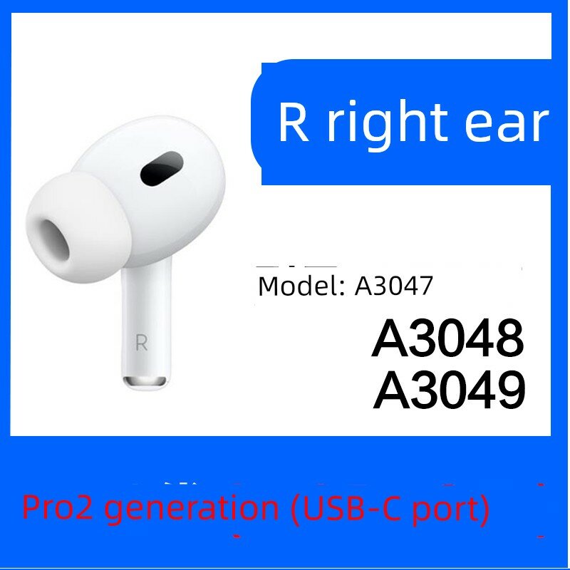 Наушники AirPods Pro 2-го поколения правый с разъемом USB-C, беспроводные стерео наушники
