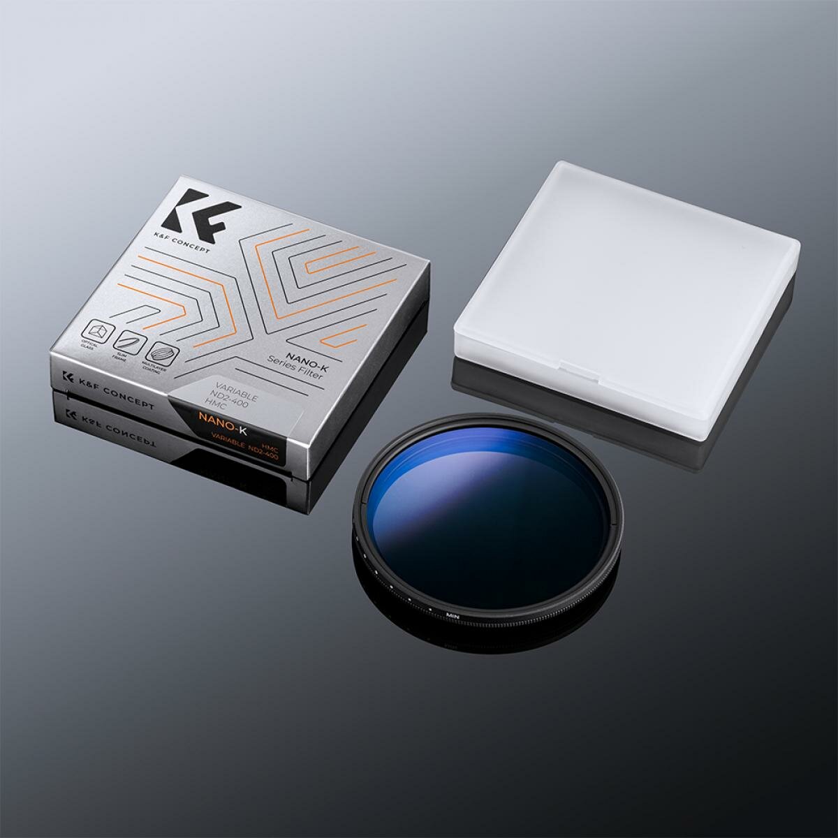 Светофильтр K&F Concept NANO-K ND2-400 HMC 37mm