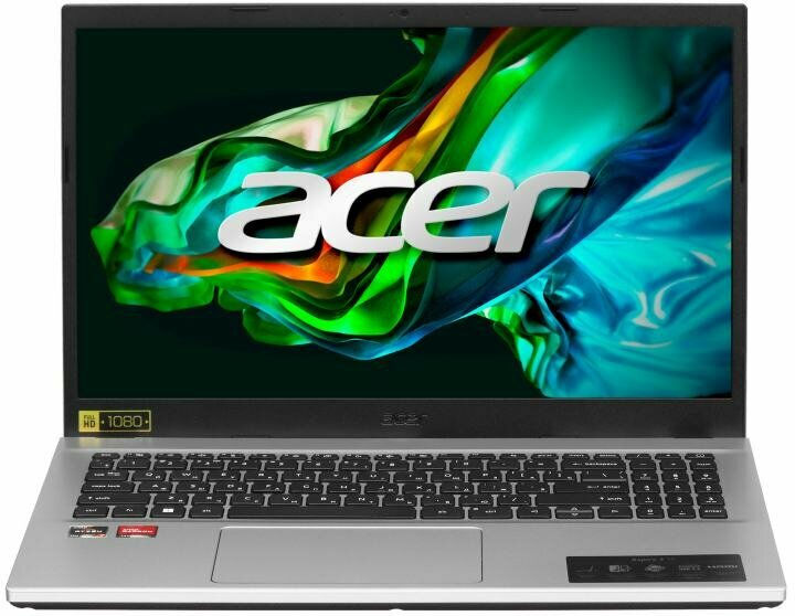 NX. KSJCD.001 15.6" Acer Aspire 3 A315-44P-R35W серебристый [анг/рус, IPS,7 5700U: 8 х 1.8 ГГц,16ГБ,1000 ГБ, без ОС]