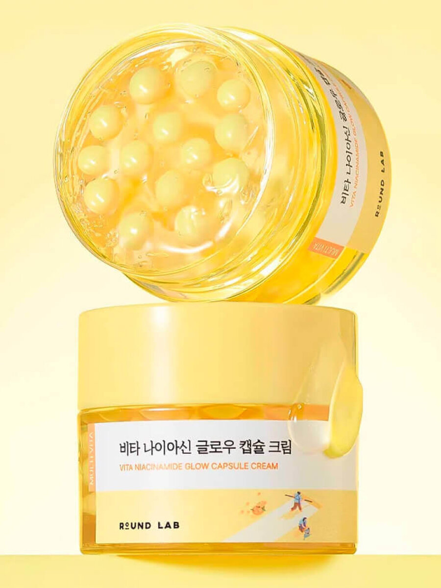 ROUND LAB Капсульный крем для лица с ниацинамидом и витамином C / Vita Niacinamide, 50 мл