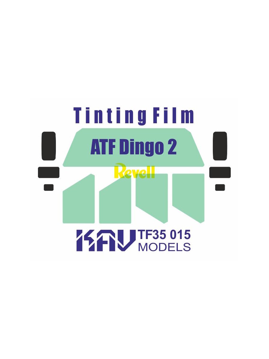 Тонировочная пленка на ATF Dingo 2 (Revell) 1:35 KAV TF35 015