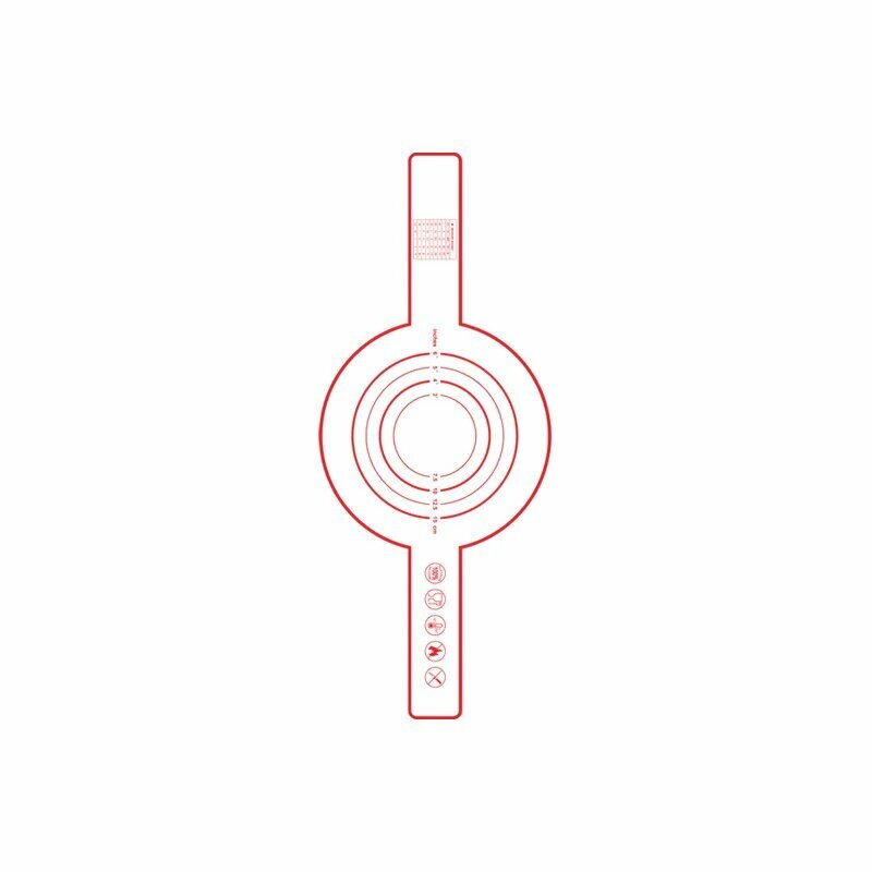 Силиконовый коврик для выпечки JIUAN, Red
