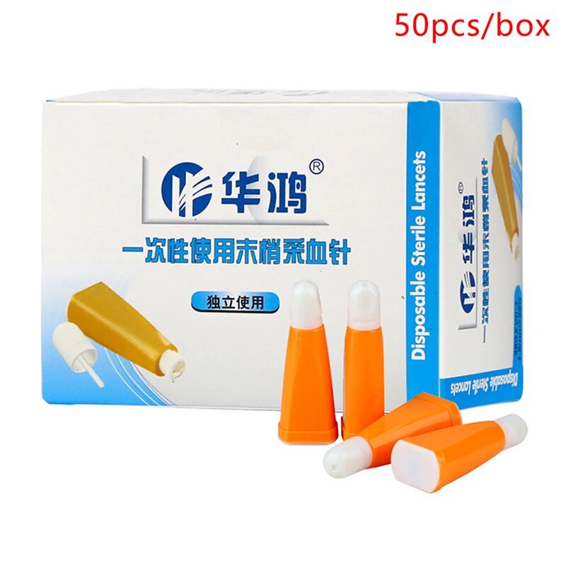 AQTOCNA одноразовые ланцеты для забора крови 50 шт 26G or 28G random