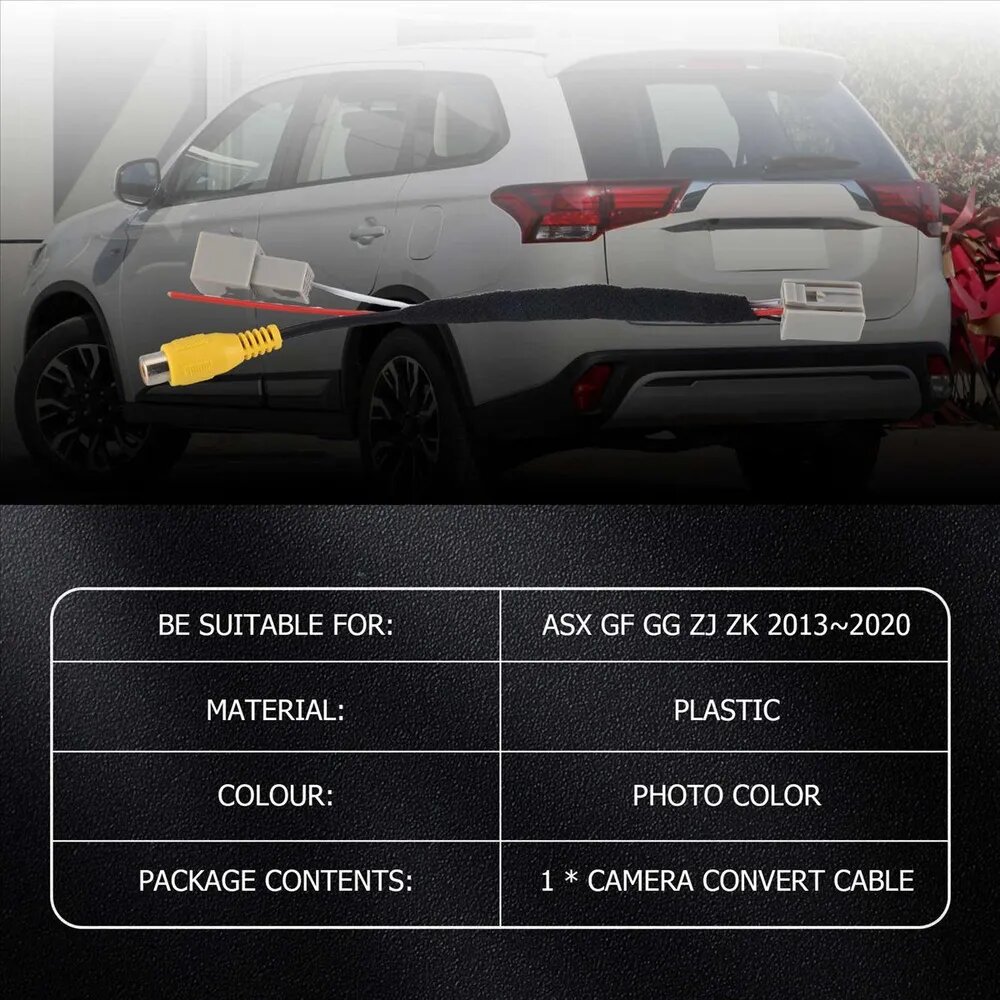 Адаптер для камеры заднего вида для Mitsubishi Outlander ASX GF GG ZJ