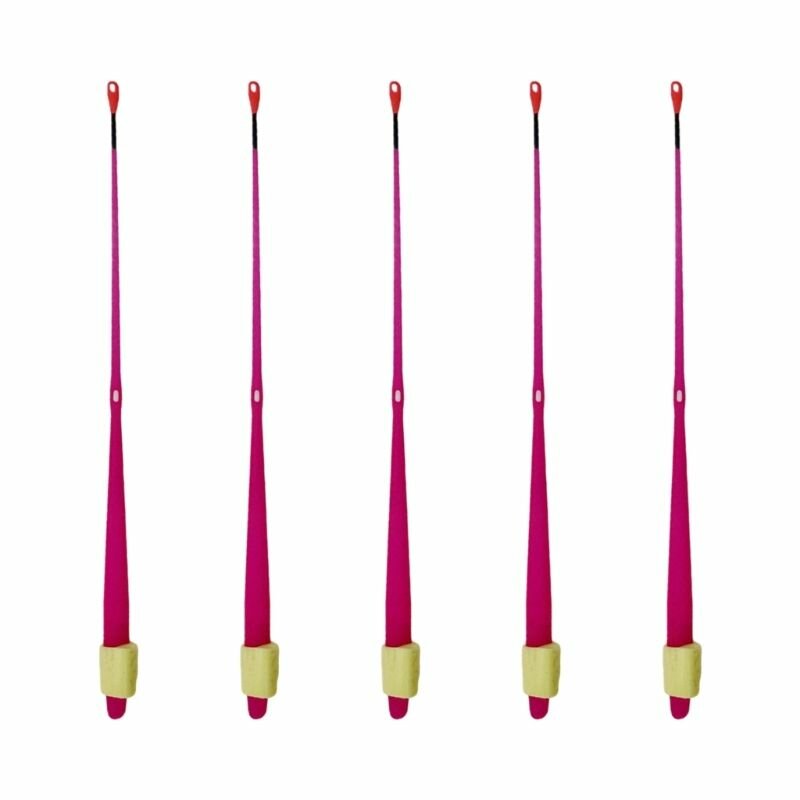 Хлыстики для зимней удочки, розовые, 5 шт упак