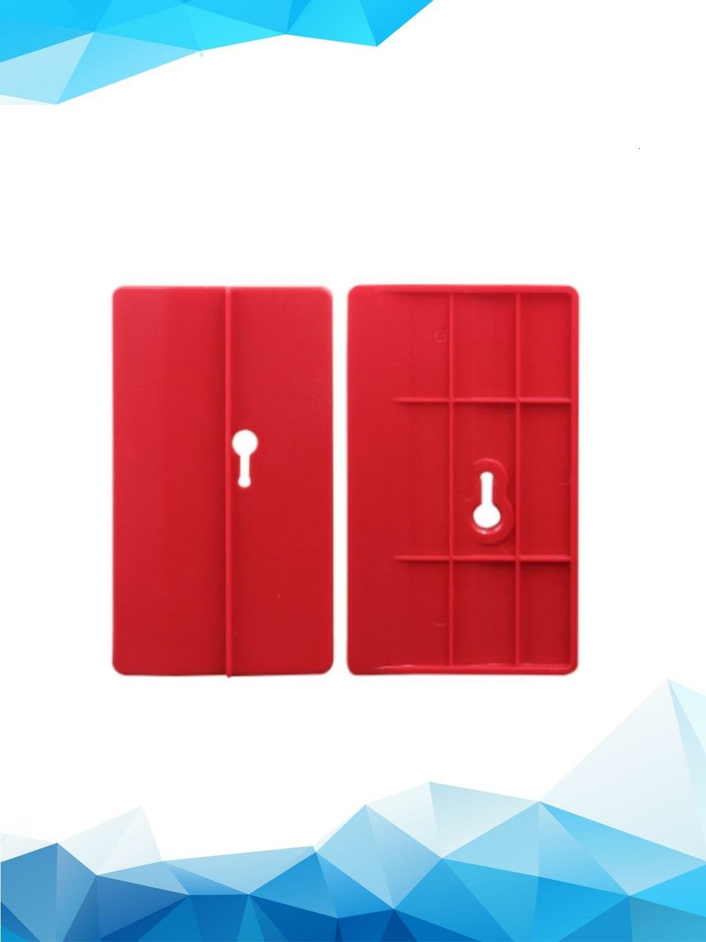 Крепёжные зажимы для ПВХ-панелей, красный