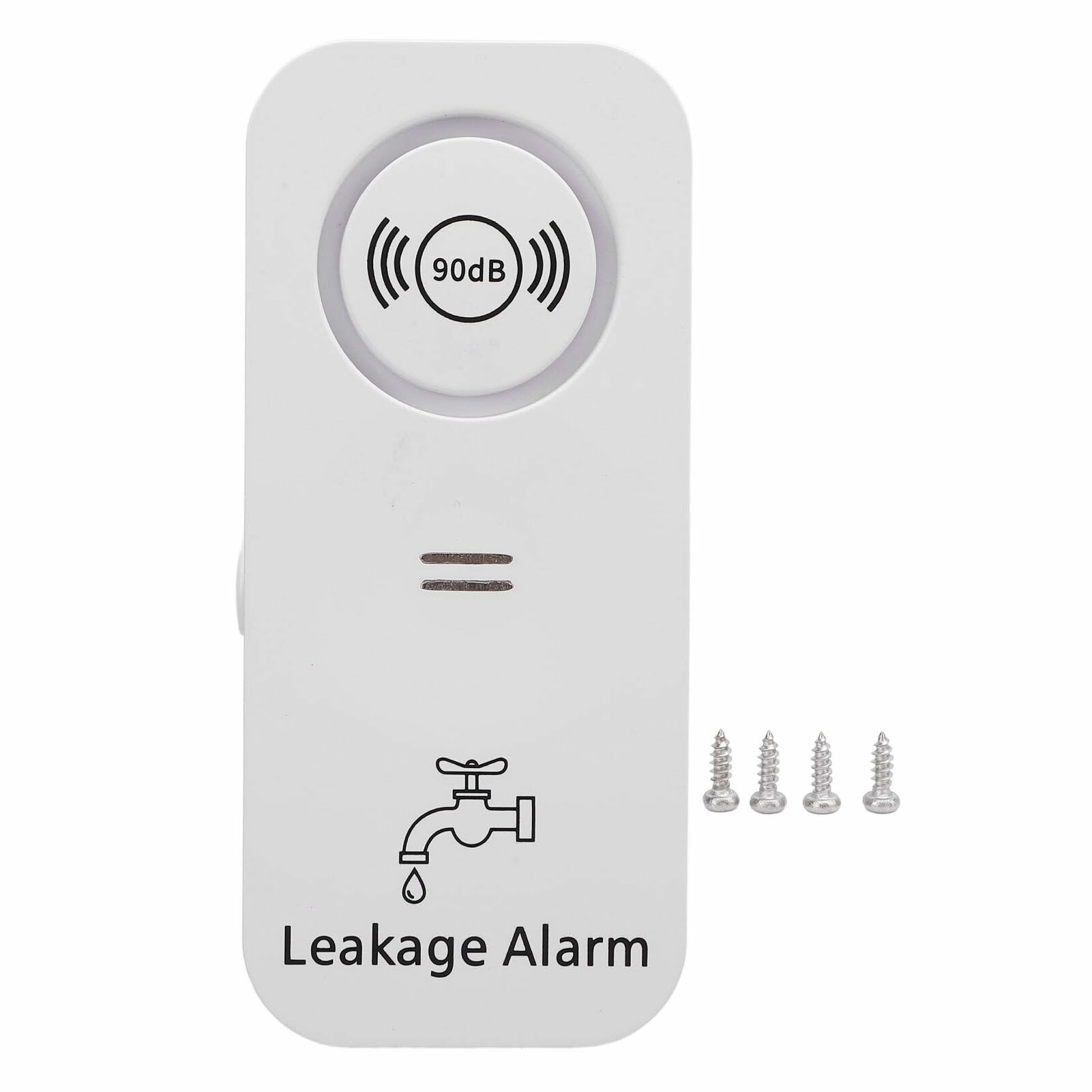 Детектор утечки воды IP66 Водонепроницаемый 90 дБ Датчик утечки воды для ванной комнаты, раковины, прачечной, затопления