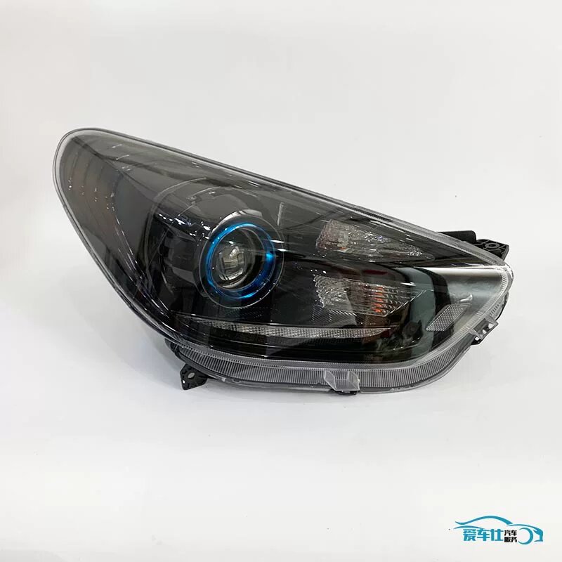 Передняя фара Chery iCar 1 EQ1 (2019, черная подложка) правая сторона - дальний и ближний свет, отдельная деталь