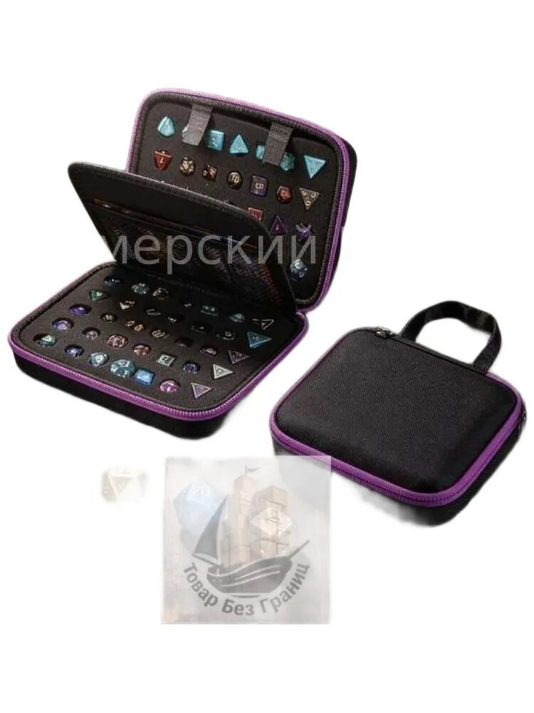 Cумка для игральные кости (70 Пещера) хранения и переноски Дайскейс для кубиков на днд