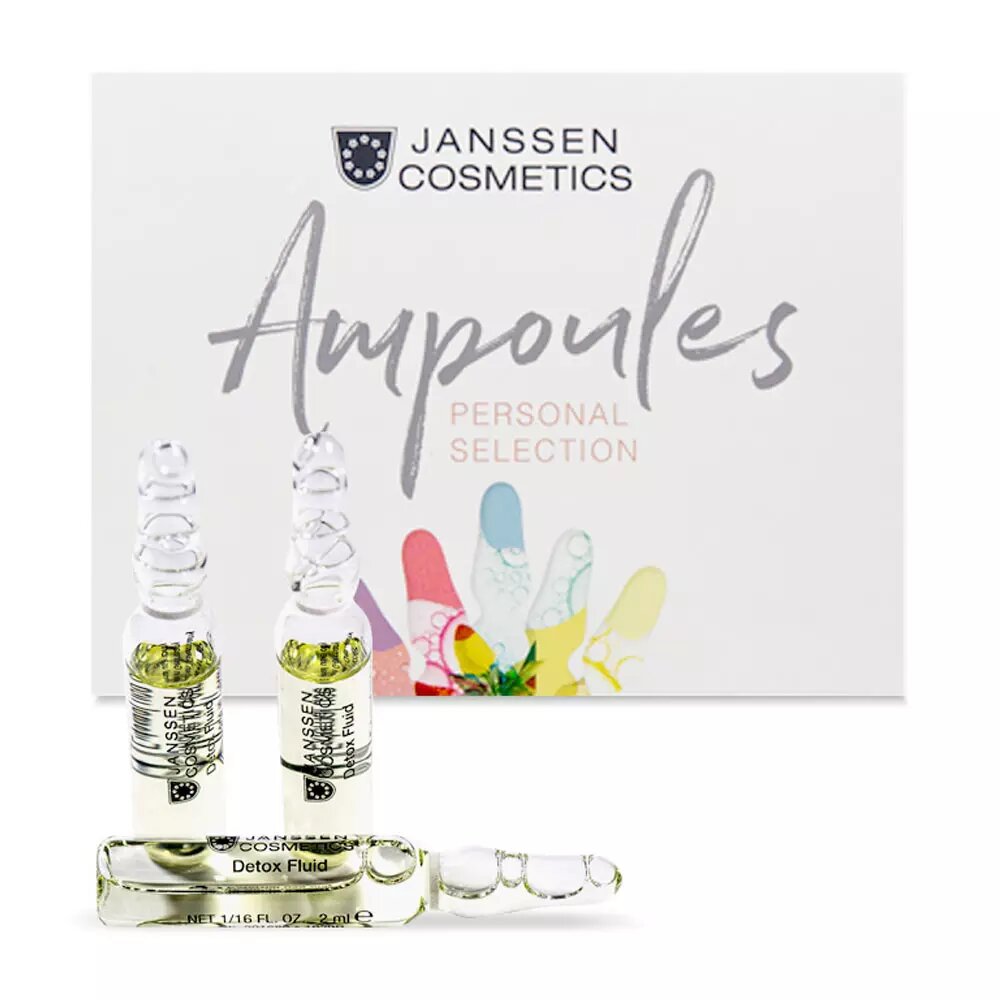 Janssen Cosmetics Детокс-сыворотка в ампулах Detox Fluid, 3 ампулы х 2 мл
