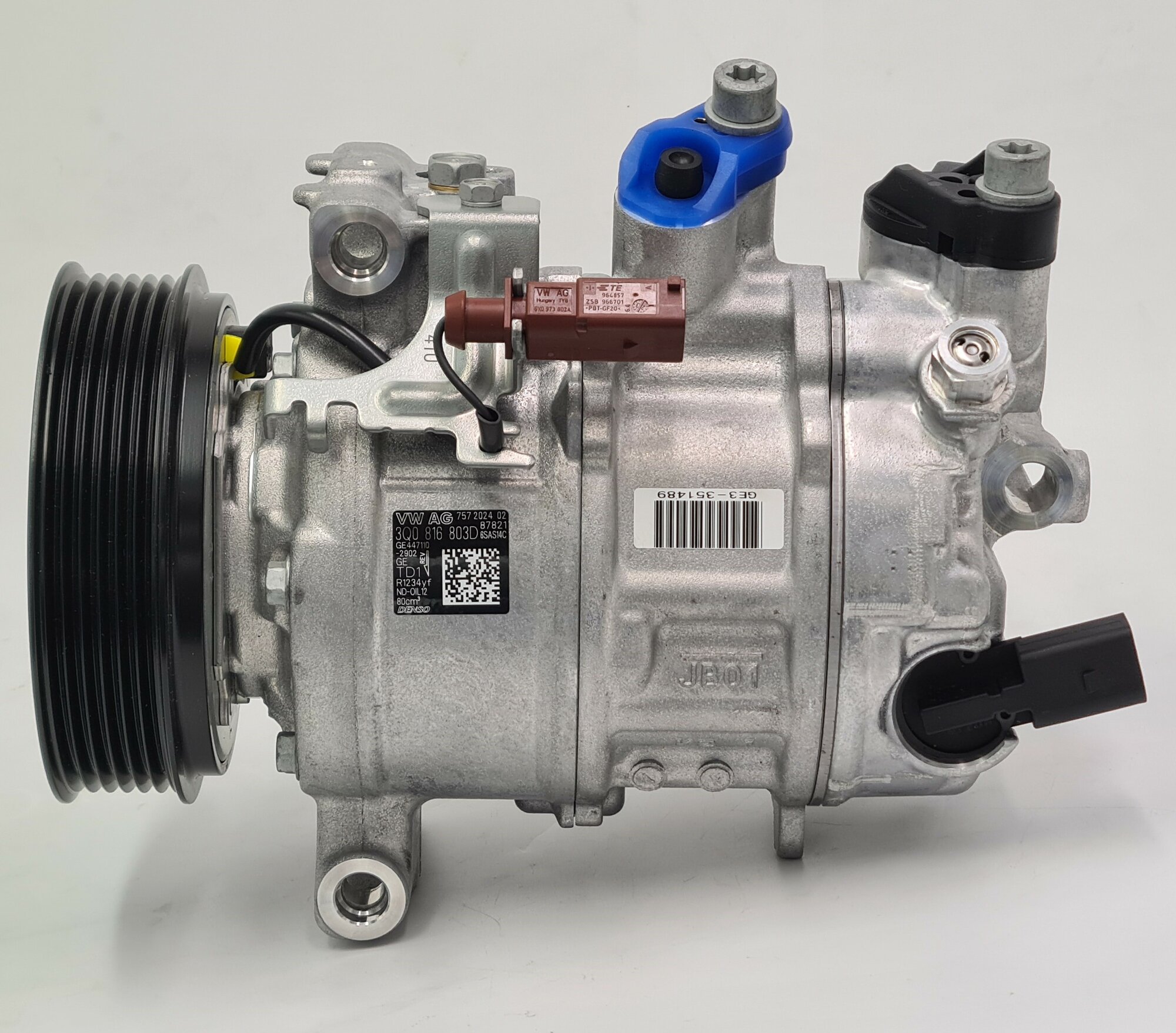 Компрессор кондиционера VAG 3Q0816803D ( 3Q0 816 803 D ) для AUDI, SEAT, SKODA, VOLKSWAGEN