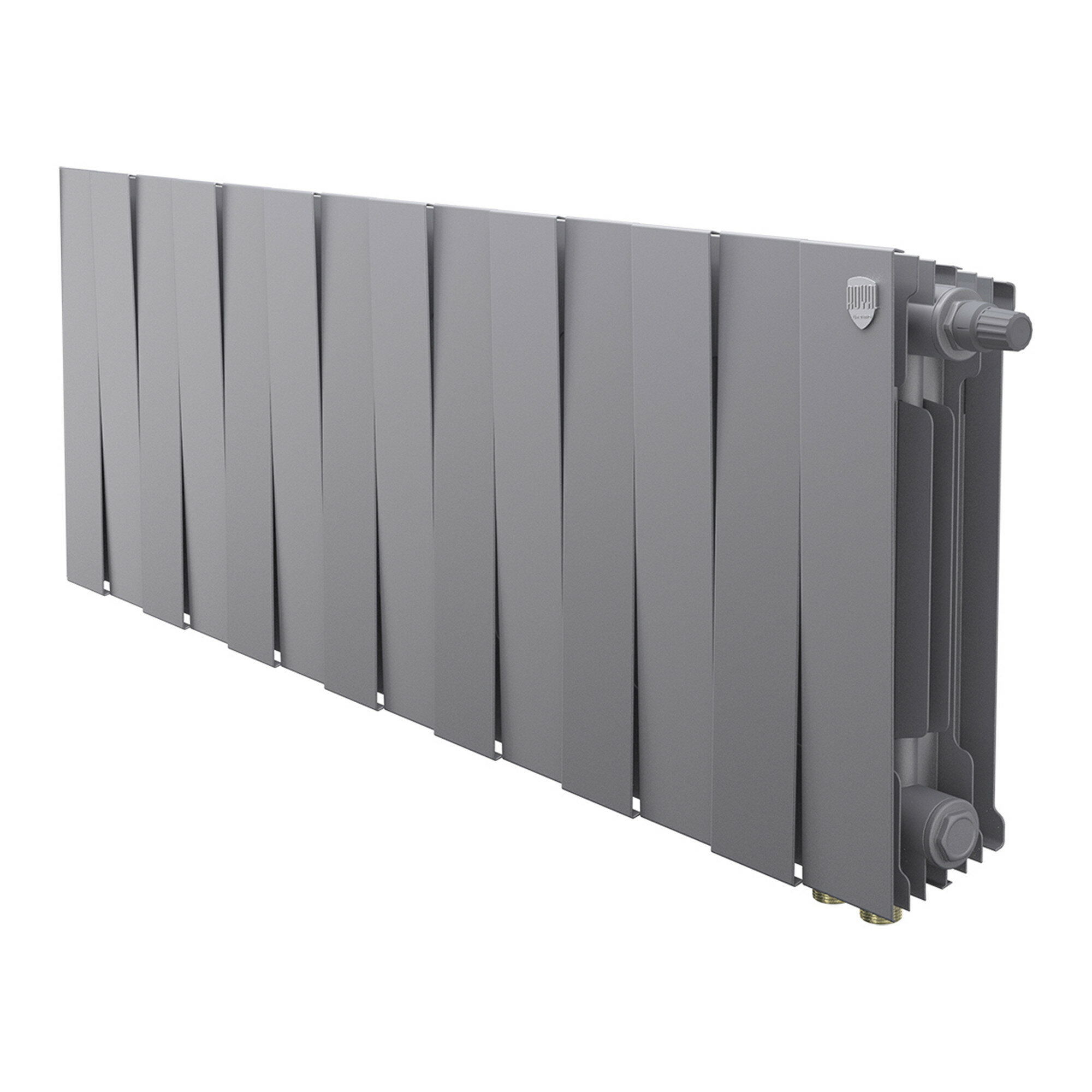Радиатор биметаллический Royal Thermo PianoForte 300 Серебристый VR80 - 14 секц.