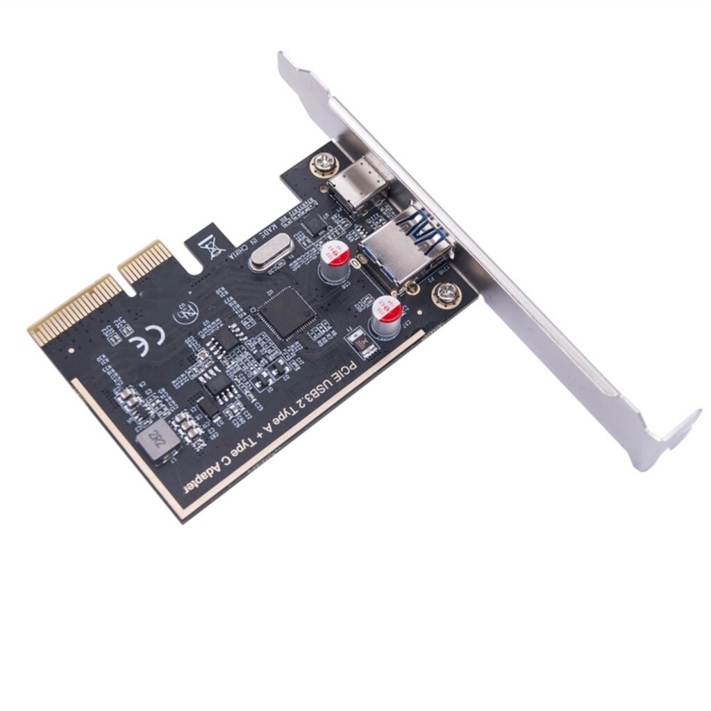PCIe Gen2 USB 3.2 Карта ASM1142 Контроллер Внутренней карты расширения Type C + A