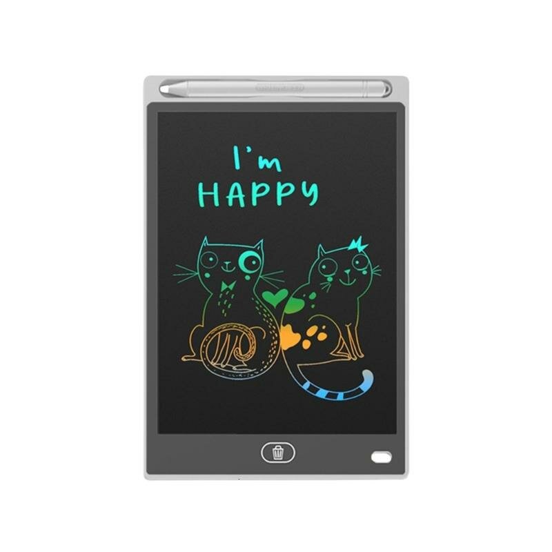 Сенсорный LCD-планшет для письма, 8,5 дюйма, Белый