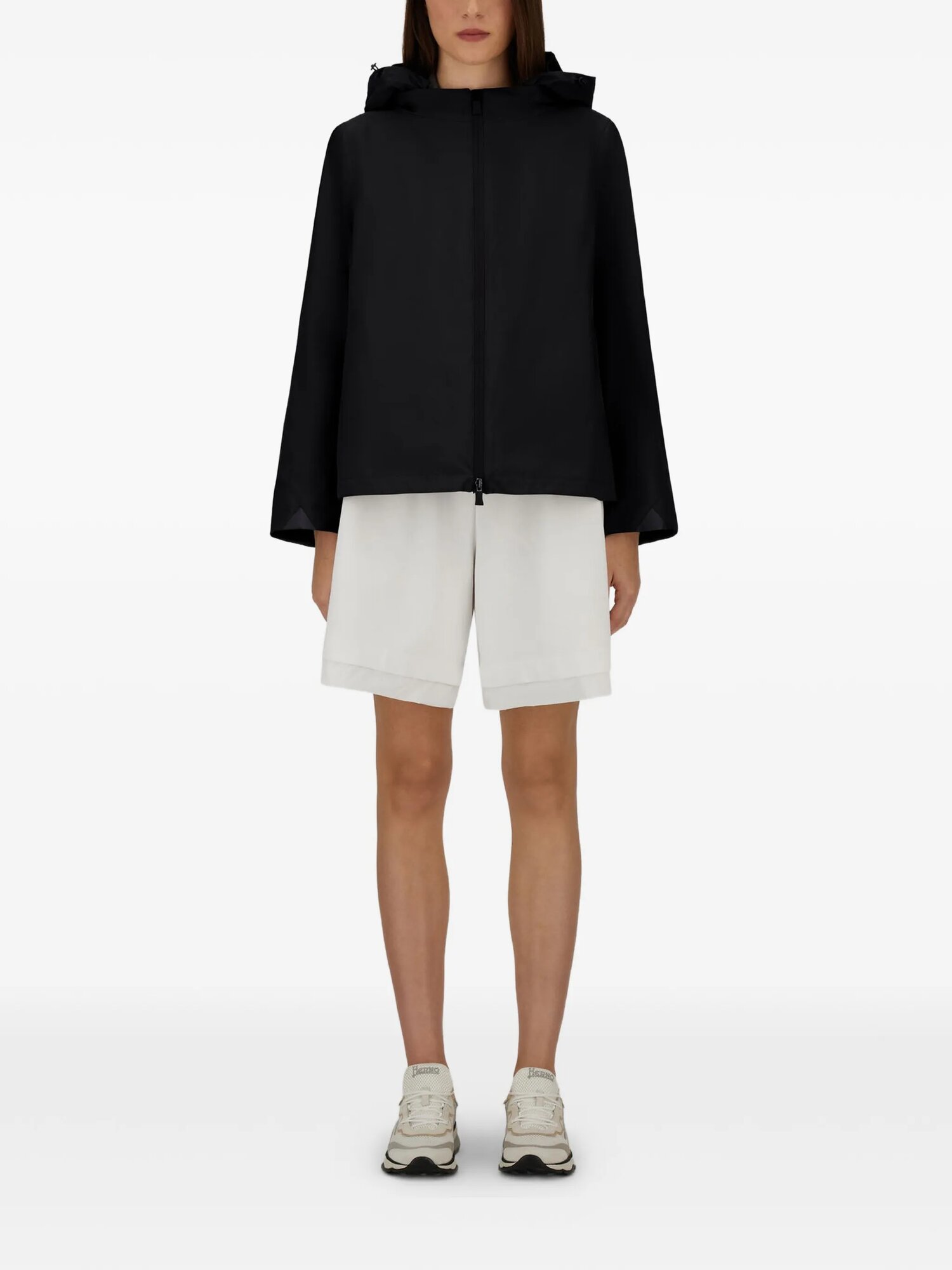 Пальто Herno Removable hood coat, размер 40, black / black — фото 1