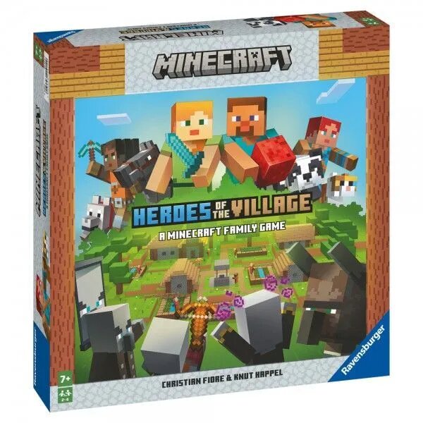 Minecraft (Heroes of the Village), 2023 г. Новый набор настольных игр