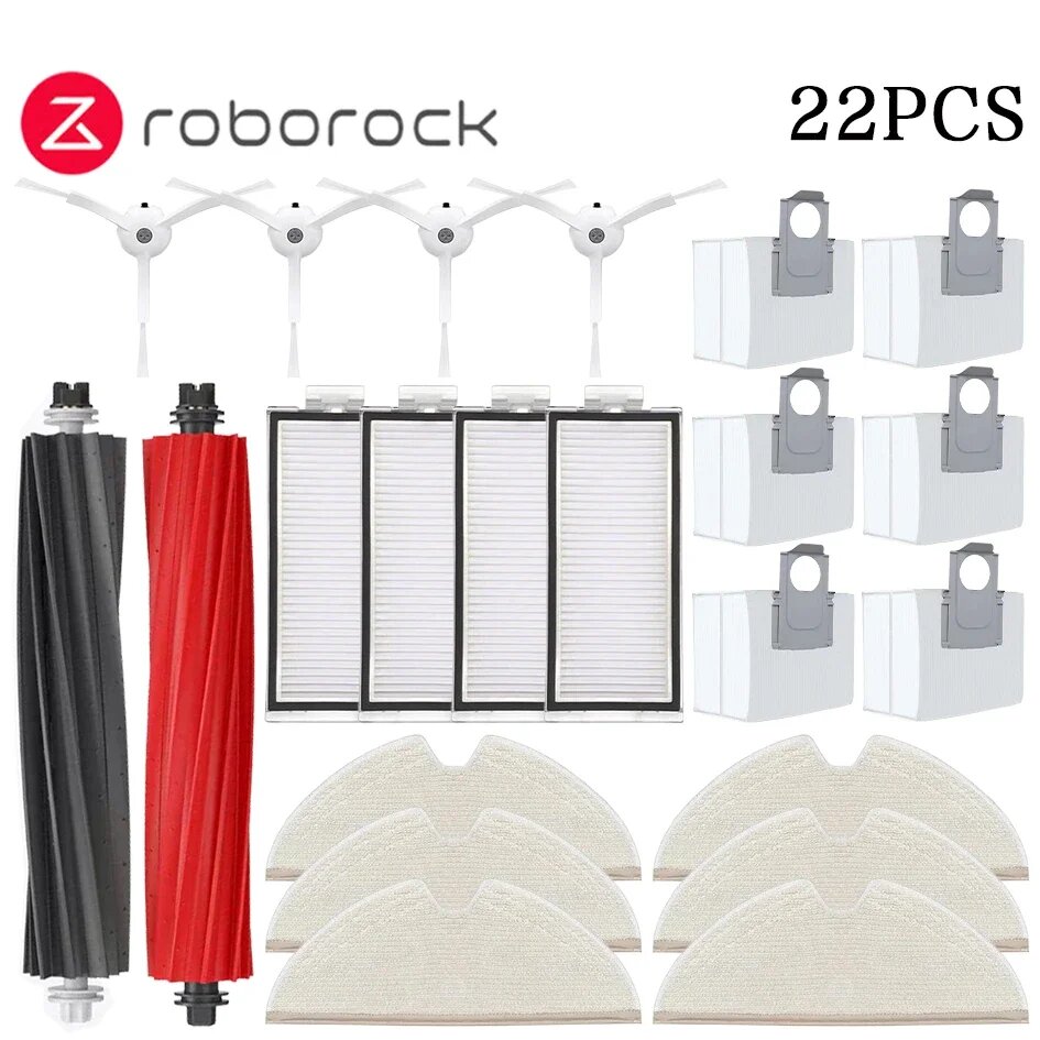 Набор Roborock: щетки, фильтры, мопы (22pcs-1, красный)