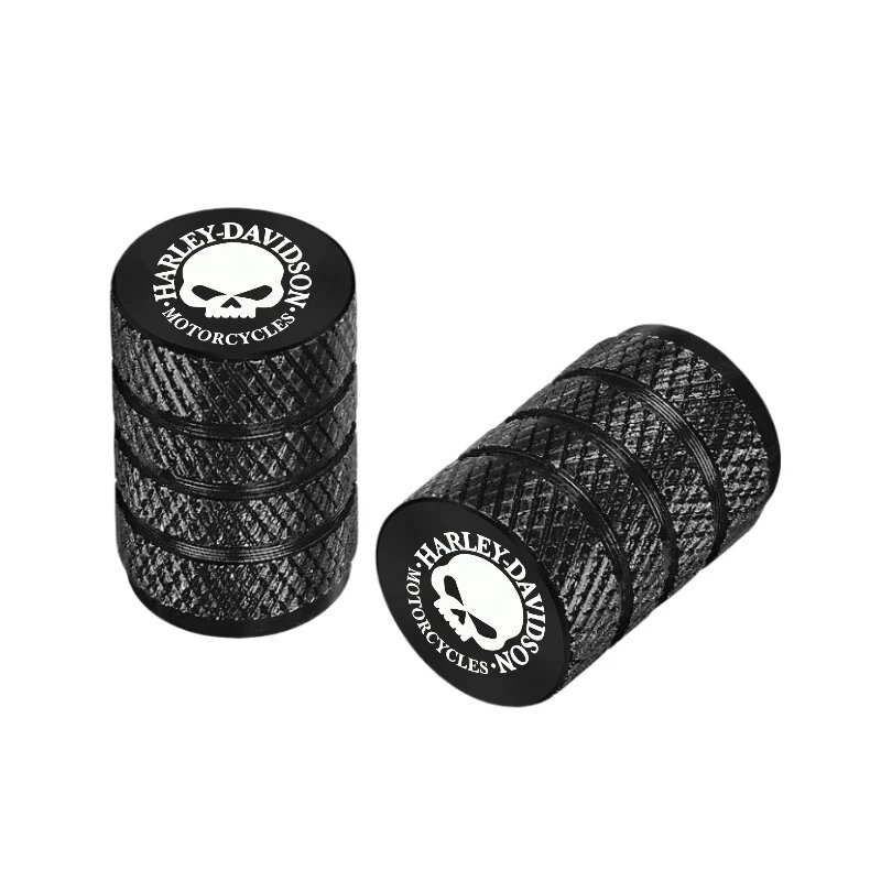 Черные колпачки для клапанов Harley Davidson, Black C