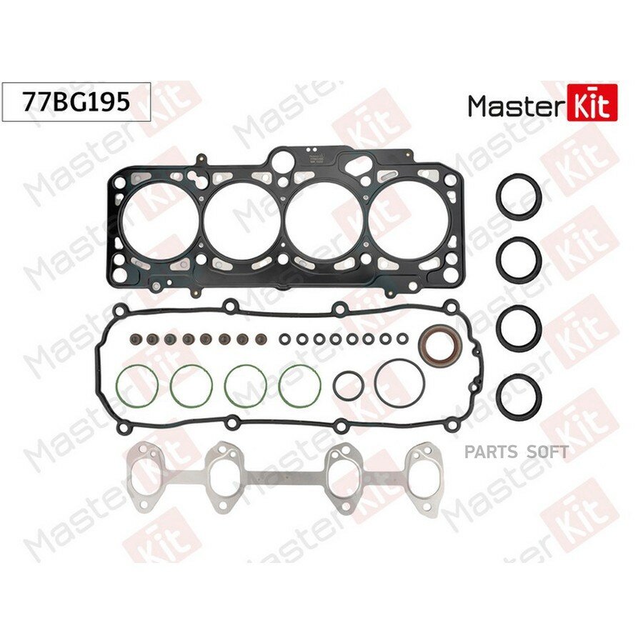 Комплект прокладок ГБЦ MASTERKIT 77BG195 | цена за 1 шт