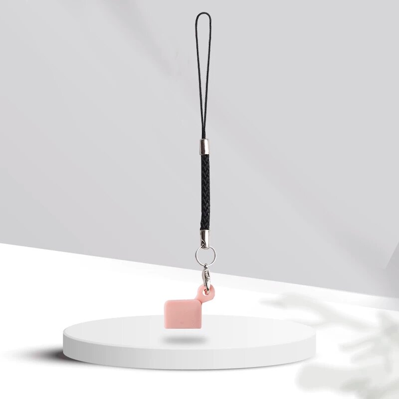 Розовый силиконовый чехол для USB-кабеля с защитой от пыли и влаги для флешки, один экземпляр, милый дизайн