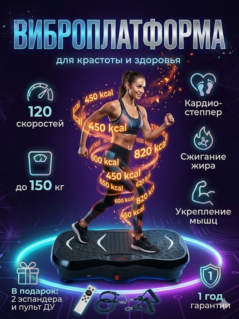 Виброплатформа для похудения, jindodo AZ-808 нагрузка 150 кг