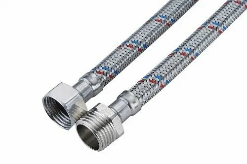 Шланг, гибкая подводка для воды СТМ 1/2" 0,4м внутренняя-наружная резьба