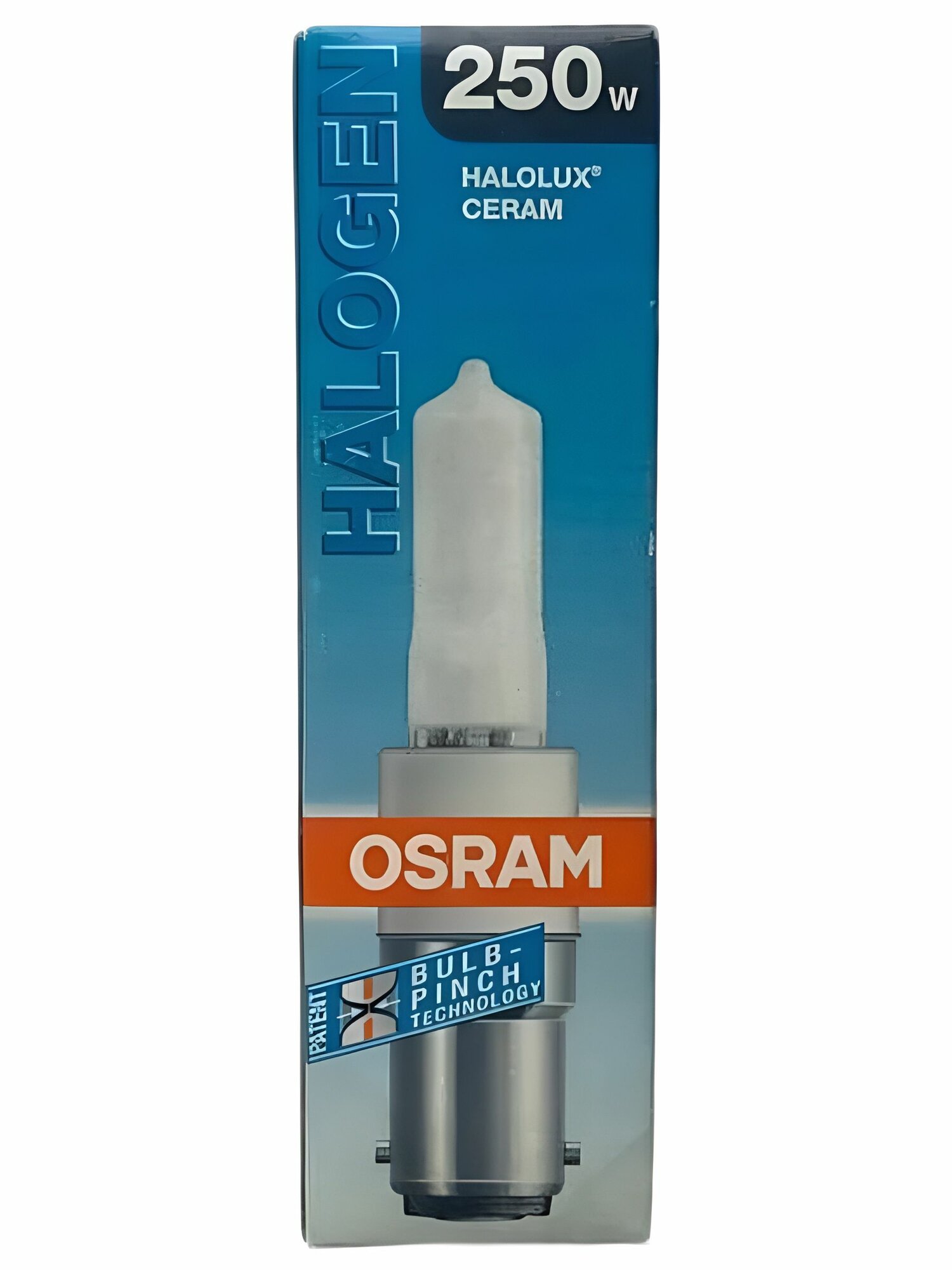 Лампа Osram 64479 AM B15d 250W Halolux Ceram (матовые)