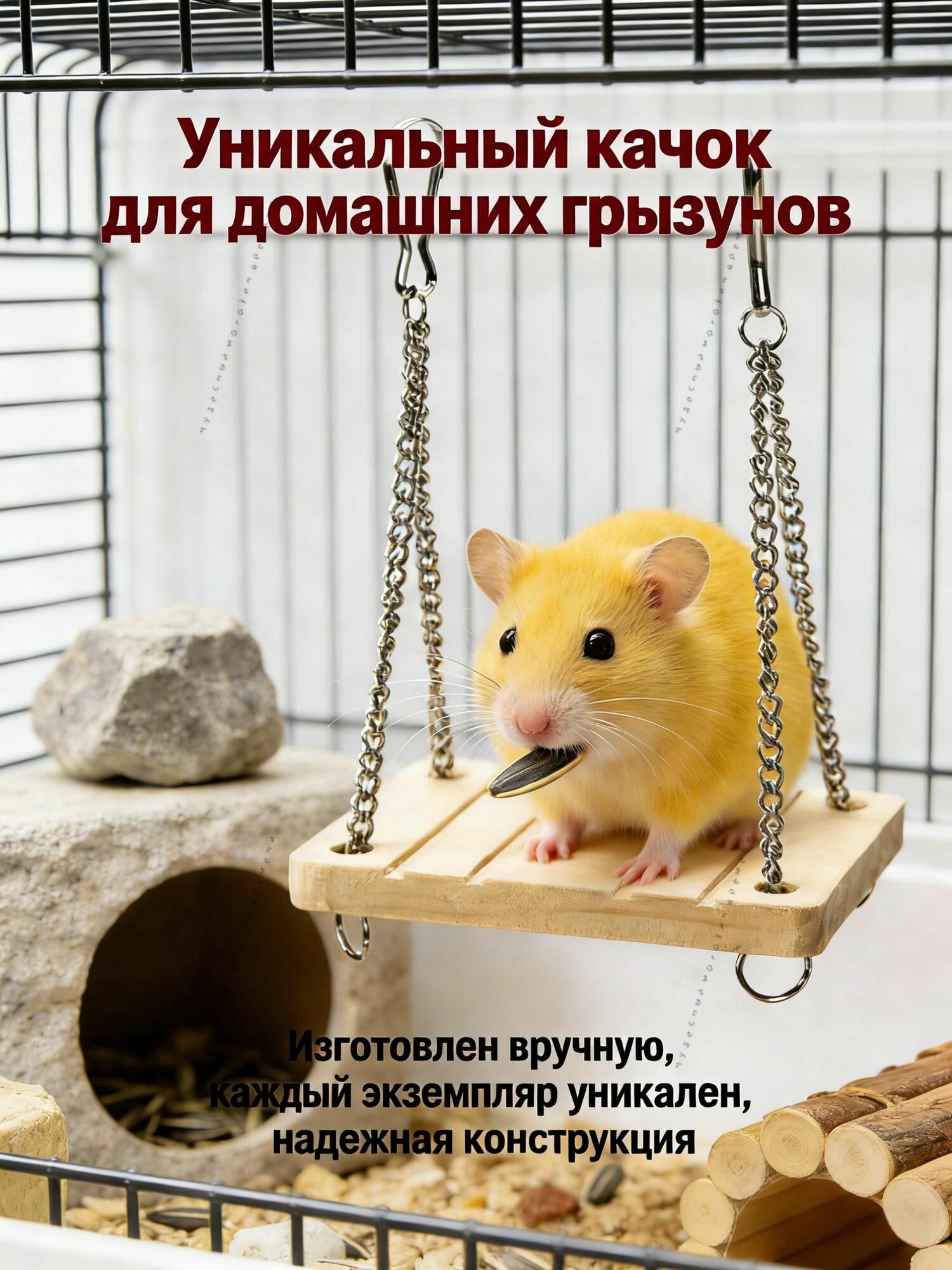 Игрушки для хомяков, кроликов, крыс и других грызунов